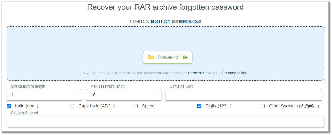 Rar Password Recovery Tool Online Free And Secure File Format Processing Plugins For C Net
